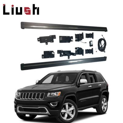 China Aluminum Automatic Running Board Retractable Electric Side Pedal Kit For Jeep Grand Cherokee WK2 for sale