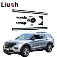 China Anti Slip Aluminum Retractable Running Board Electric Side Pedal For Ford Explorer U502 U625 for sale
