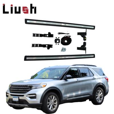 China Anti Slip Aluminum Retractable Running Board Electric Side Pedal For Ford Explorer U502 U625 for sale
