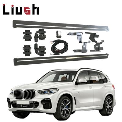 China Heavy Duty Automatic Retractable Running Board Side Steps For BMW X5 G05 G18 IX5 2025 for sale
