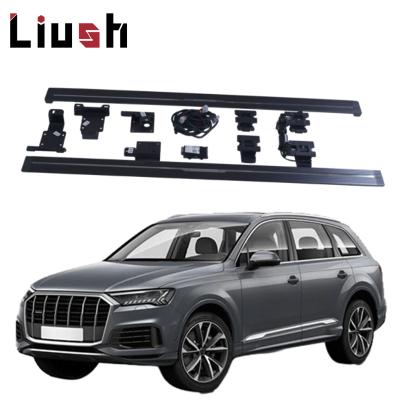China Dual Side Electric Step Pedal Side Door Kit Automatic Running Board For 2016-2025 Audi Q7 4M for sale