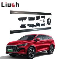 China Remote Control Black Auto Electric Side Pedal Folding Running Board For BYD Tang DMI DMP for sale