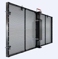 China Full Color Super Slim Bright Flexible Led Display Panel Curtain Glass P2.6-7.82mm for sale