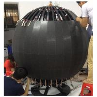 China Advertising Indoor P3.91 P4 P4.8 RGB Led Sphere Screen With Soft Module 3D Vision for sale