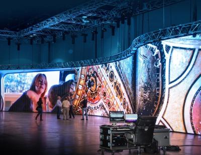 China 500x500mm Indoor Led Display P2.9 P2.8 P2.87 P2.97 Curve Screen Panel Video Wall for sale