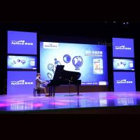 China Stage Background LED Video Wall DJ Booth Interior Screen P391 P4.81 for sale