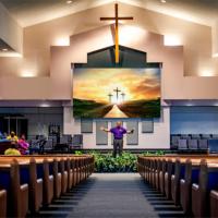 China Stage Background Hd Led Wall P3 P4 , Outdoor Led Display Screen P3.91 For Church for sale