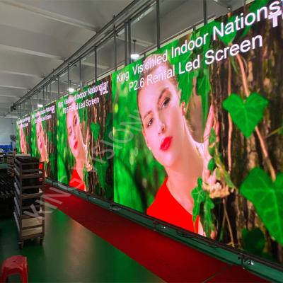 China Hd Stage Background Slim Led Display , P2.9 P3.9 P4.8 Rental Led Video Wall Screen for sale