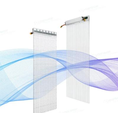 China Indoor Adhesive Super Slim Transparent LED Screen Display P10 Flexible for sale
