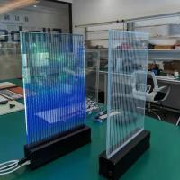 China Indoor Adhesive Super Slim Transparent LED Screen Display P10 Flexible for sale