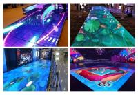China IP65 P3.91 Indoor Full Color Floor LED Display Screen 3d Video Interactive DJ Booth Bar Dance for sale