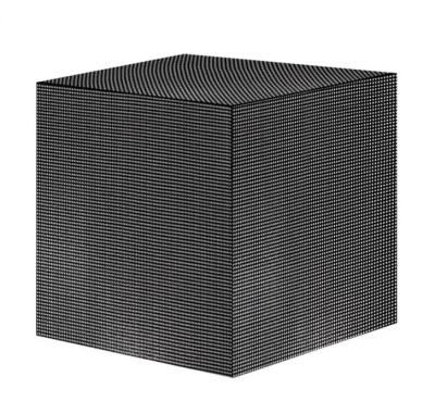China High Resolution P2.5 Outdoor Indoor LED Cube Screen Creative 4 Sides Logo Brand for sale