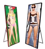 China 55 Inch Indoor Digital Signage And Display LED Screen Poster P2 Mobile Pantalla For Shopping Mall for sale