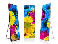 China Full Color Advertising Billboard Indoor LED Poster Screen P1.835 P2.5 Hd Standing LED Display for sale