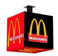 China Customized P2.5 Hd Indoor Full Color LED Cube Display Screen Creative Digital Advertising Screen for sale