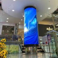 China P1.875 P2 P2.5 P3 Indoor LED Round Screen Soft Module Round LED Advertising Ring Full Color Screen for sale