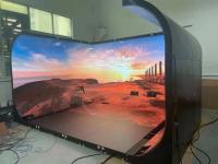 China High Definition P4 Indoor Flexible LED Display Screen With 240x120mm Ultra Thin Design for sale
