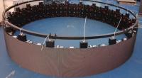 China High Brightness P2.3 LED Flexible Display 300x168.75mm Wide Bending Radius for sale