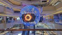 China 12 - 16 Bit Seamless Sphere LED Display Screen With 360 Degree Viewing Angle for sale
