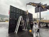 China 960x960mm Outdoor LED Sports Display P2.5 P4 P5 P6.67 P8 P10 Full Color IP65 Waterproof for sale