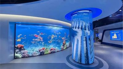 China High Brightness P2.3 LED Flexible Display 300x168.75mm Wide Bending Radius for sale