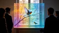 China 3D Double Sided Transparent LED Display Screen Seamless Spatial Integration for sale