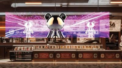 China 3D Transparent Double Sided LED Display High Freedom Seamless Integration for sale