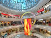 China 3D Transparent Double Sided LED Display High Freedom Seamless Integration for sale