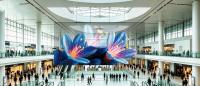China 3D Transparent Double Sided LED Display High Freedom Seamless Integration for sale