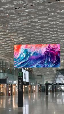 China Energy Saving Green Airport LED Display Screen IP65 With Double Sided Display for sale