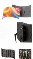 China 320x160mm Flexible LED Display Screen UV Resistant P2.5 Outdoor Curved LED Screen for sale