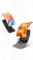 China 320x160mm Flexible LED Display Screen UV Resistant P2.5 Outdoor Curved LED Screen for sale