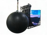 China Seamless Splicing Spherical LED Screen Display Lightweight Floor Mounted for sale