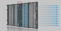 China Outdoor P3.91 Lightweight LED Transparent Screen Display For Shopping Mall Windows for sale