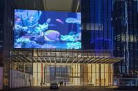 China Outdoor P3.91 Lightweight LED Transparent Screen Display For Shopping Mall Windows for sale