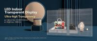 China Double Sided 3D Transparent LED Display Screen For Museum Artifact Display for sale