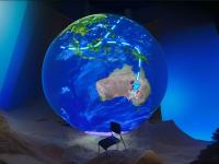 China Seamless Splicing Spherical LED Display Screen Floor Mounted for sale