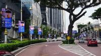 China Outdoor Light Pole LED Display Screen High Brightness For Smart City for sale