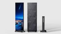 China COB LED Advertising Machine Ultra Slim Lightweight LED Poster Stand for sale