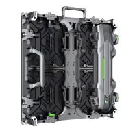 China Rectangle / Square Rental LED Cabinet Display 500x500mm Front And Rear Maintenance for sale