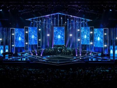 China 500x500mm Rental Magic Cube LED Display Screen High Brightness Superior Image Quality for sale