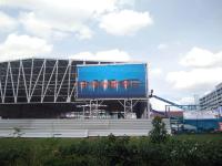 China Magnesium Alloy Die Cast LED Cabinet Display 960x960mm Ultra Thin LED Display for sale