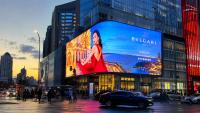 China Lightweight Slim Advertising Outdoor LED Screen High Brightness 10000+ Nits for sale