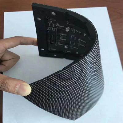 China Ultra-Thin Flexible Led Screen Panel Outdoor P1.8 P2  S Shaped for sale