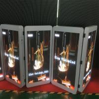 China P3 P3.33 P4 Smart Outdoor Led Poster Display Light Pole Street Wifi 3g USB 480x1440 for sale
