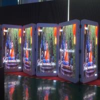 China P3 P3.33 P4 Smart Outdoor Led Poster Display Light Pole Street Wifi 3g USB 480x1440 for sale
