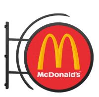 China Small Advertising Led Display Screen Board Store Digital Circle Logo Sign 3840HZ for sale