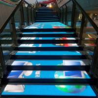 China Dancing Floor Led Display Wedding Event Party Magnet 3D Floor Panels 250mmx250mm for sale
