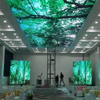 China 192x192mm Column Led Display Cylindrical Led Sky Screen P2.5 P3 Square Meeting for sale