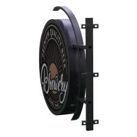 China Electronic Led Advertising Display Screen Outdoor Round Led Screen 24 Inch FCC ISO for sale